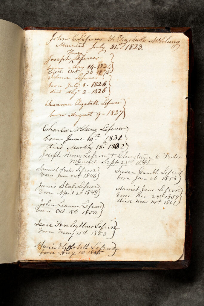 The LeFevre Bible - LancasterHistory